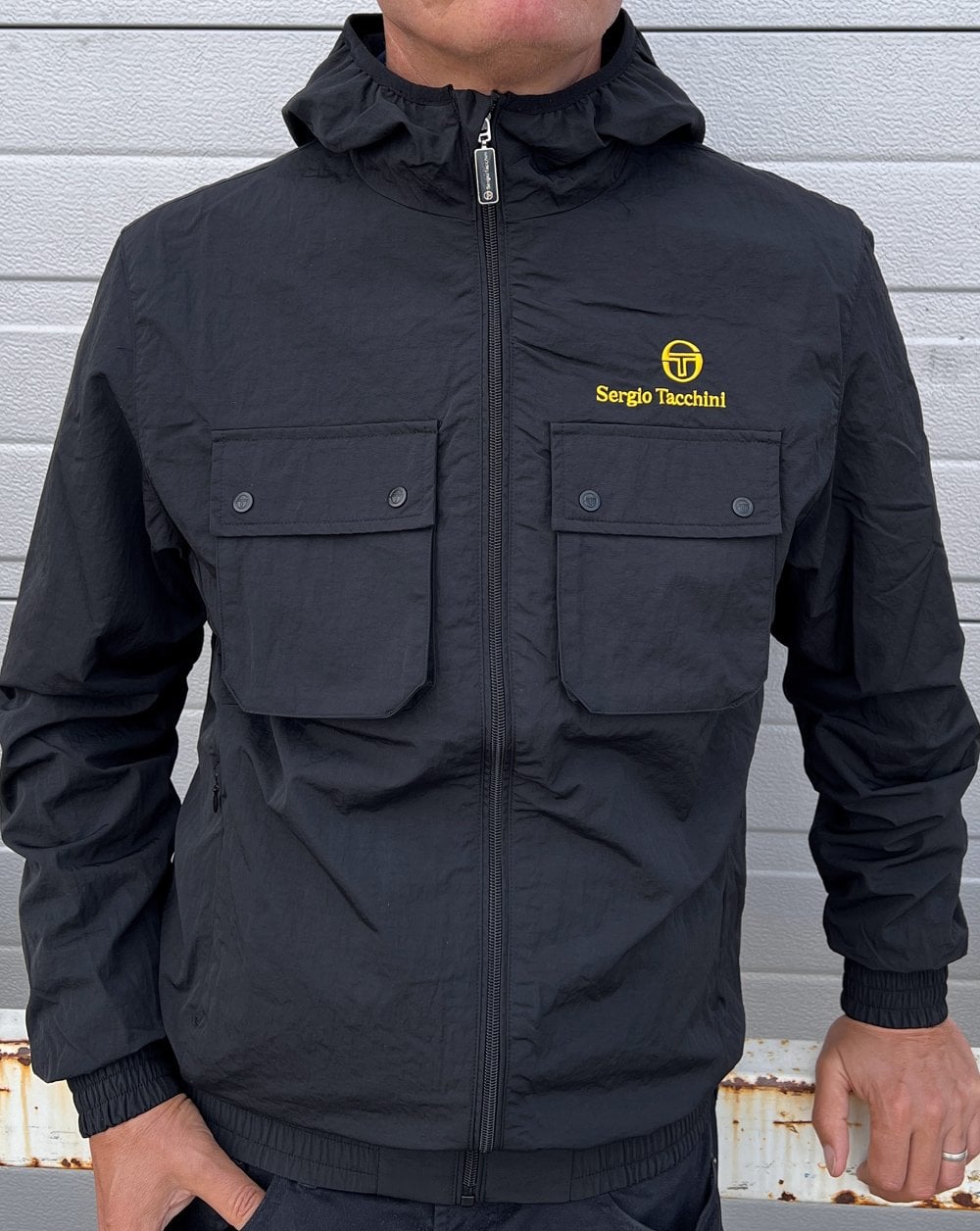 Sergio Tacchini Terrace Pocket Jacket – Black Winner’s Size Choice ...